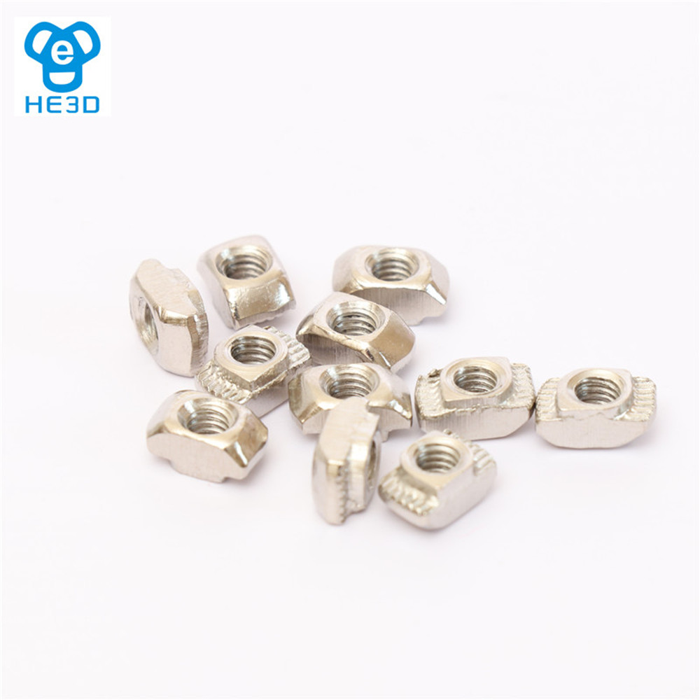 100pcs M4 T shape screw nut for 2020 series Aluminum Profile [YL037 ...